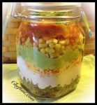 Mason Jar Black Bean Dip - Cheftini