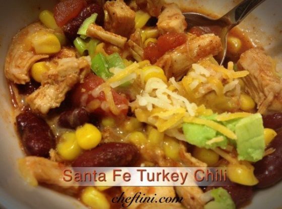 Santa Fe Turkey Chili - Cheftini