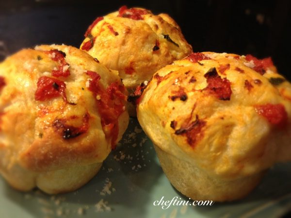 Little Focaccia Cakes - Cheftini