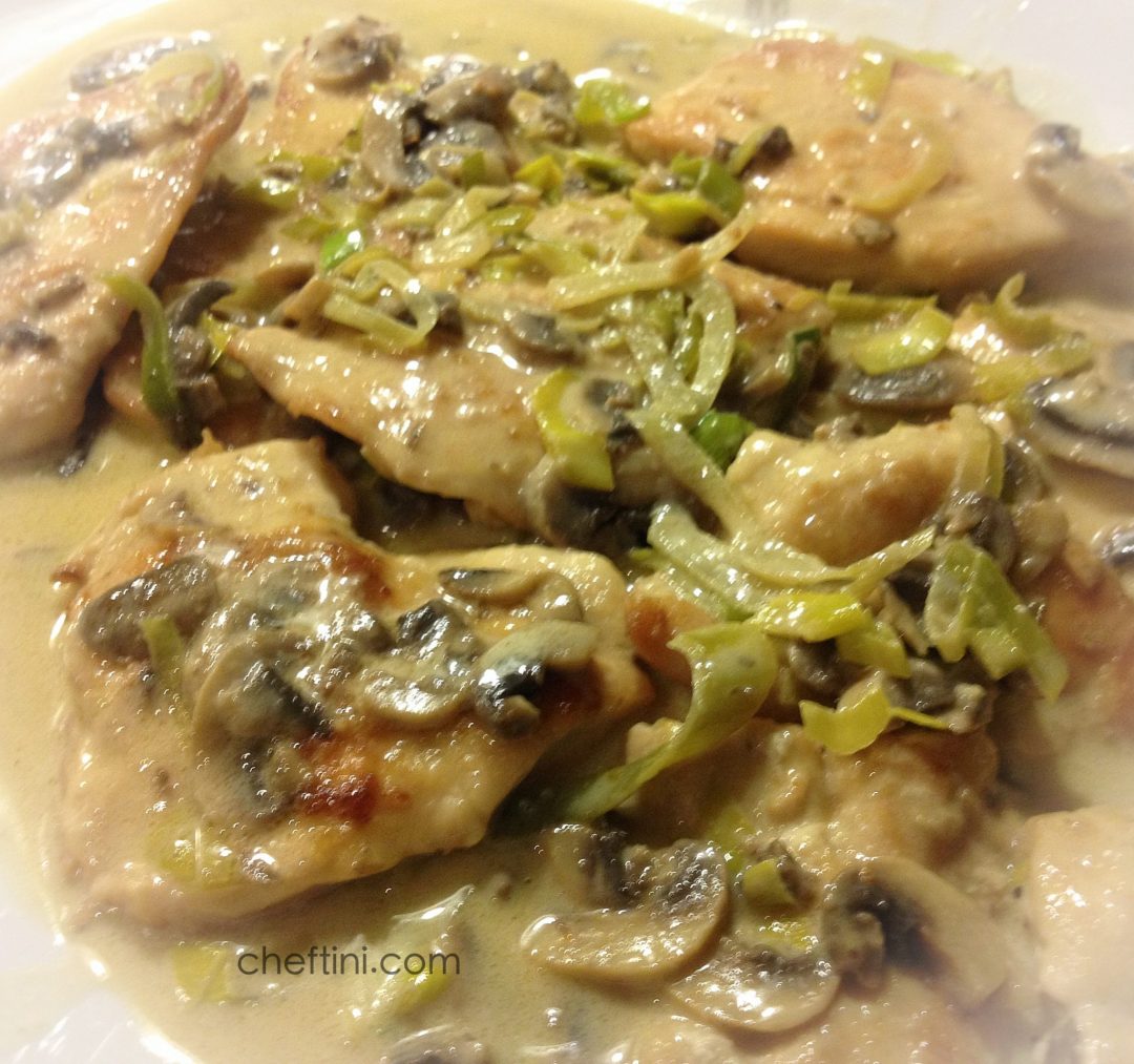 Creamy Chicken Chardonnay - Cheftini