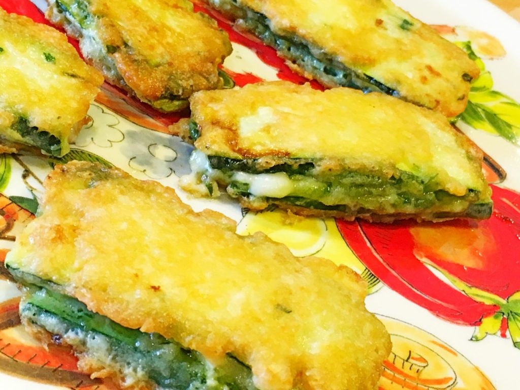 Zucchini in Carozza Grilled Cheese - Cheftini