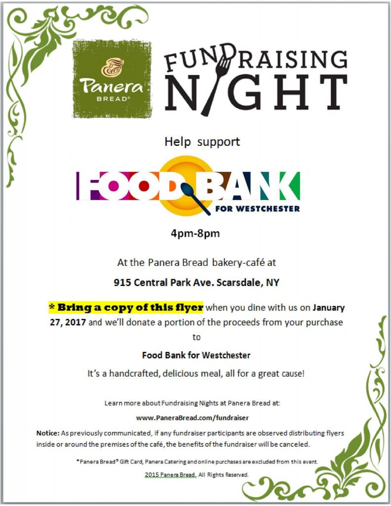 Panera Bread Fundraising Night Cheftini
