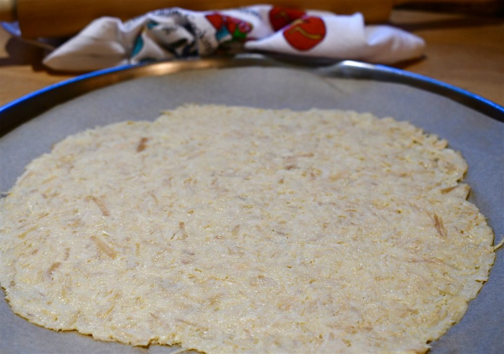 Quick Chicken Crust Parmesan Pizza - Cheftini