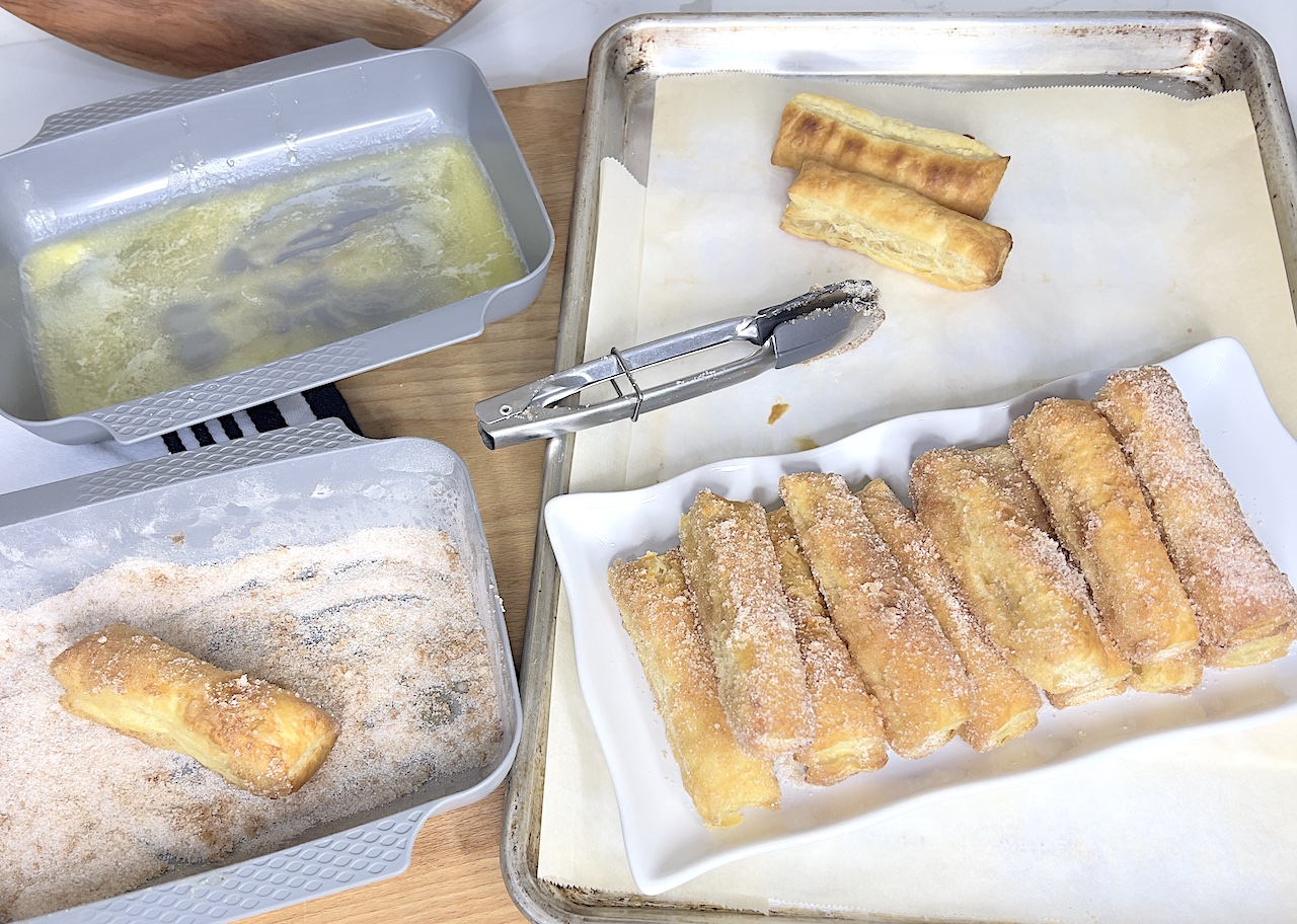 Easy Puff Pastry Churro Dupe - Cheftini